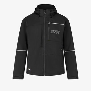 Acoaksshlm - Water-repellent AC/DC softshell jacket with ripstop design ...